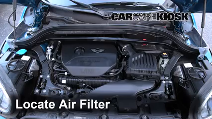 How to Change Engine Air Filter 2018 Mini Cooper Countryman S 2.0L 4 Cyl. Turbo